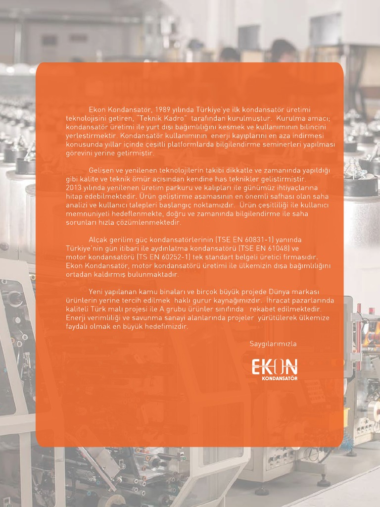 Ekon Capacitor | PDF