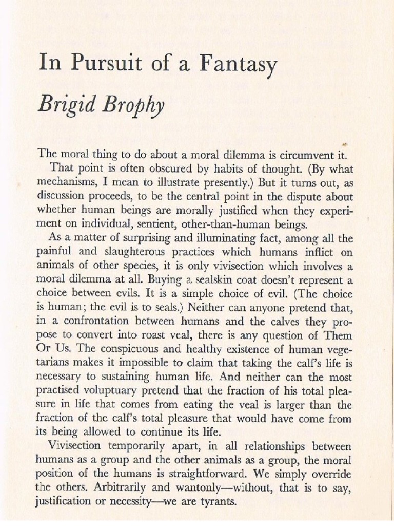 Brigid Brophy - in Pursuit of A Fantasy | PDF