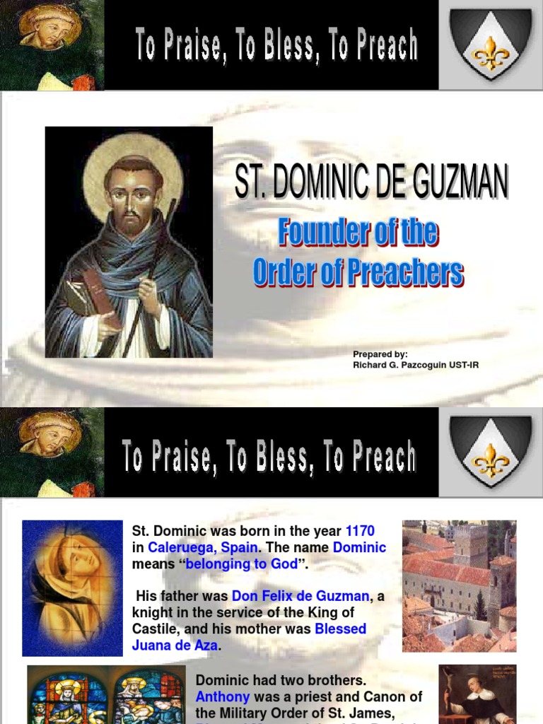 5_ST_DOMINIC_DE_GUZMAN | Dominican Order | Catharism