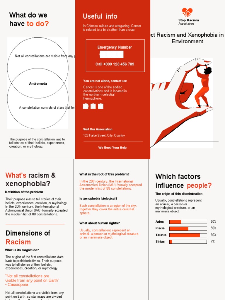 Wepik Simple Modern Stop Racism Information Trifold Brochure ...