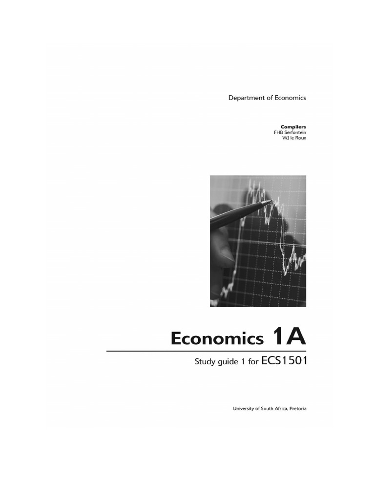 Study Guide 001 Ecs1501 | PDF | Labour Economics | Economics