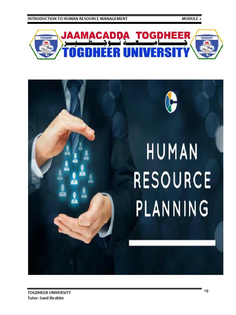 Chapter 2 HUMAN RESOURCE PLANNING | PDF | Human Resource Management ...