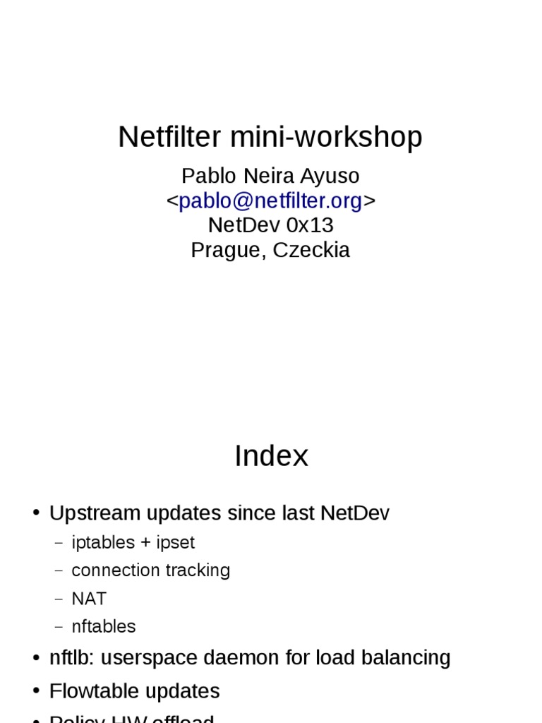 Netdev 0x13 | PDF