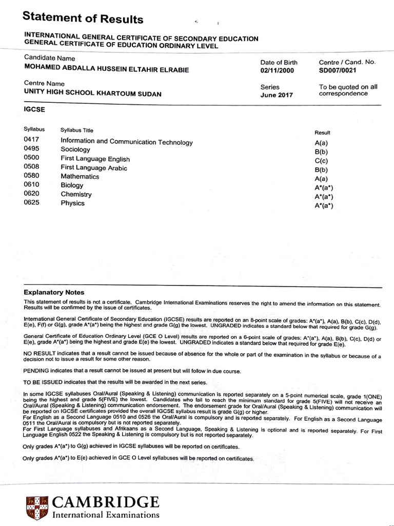 IGCSE | PDF | Qualifications | Student Assessment And Evaluation