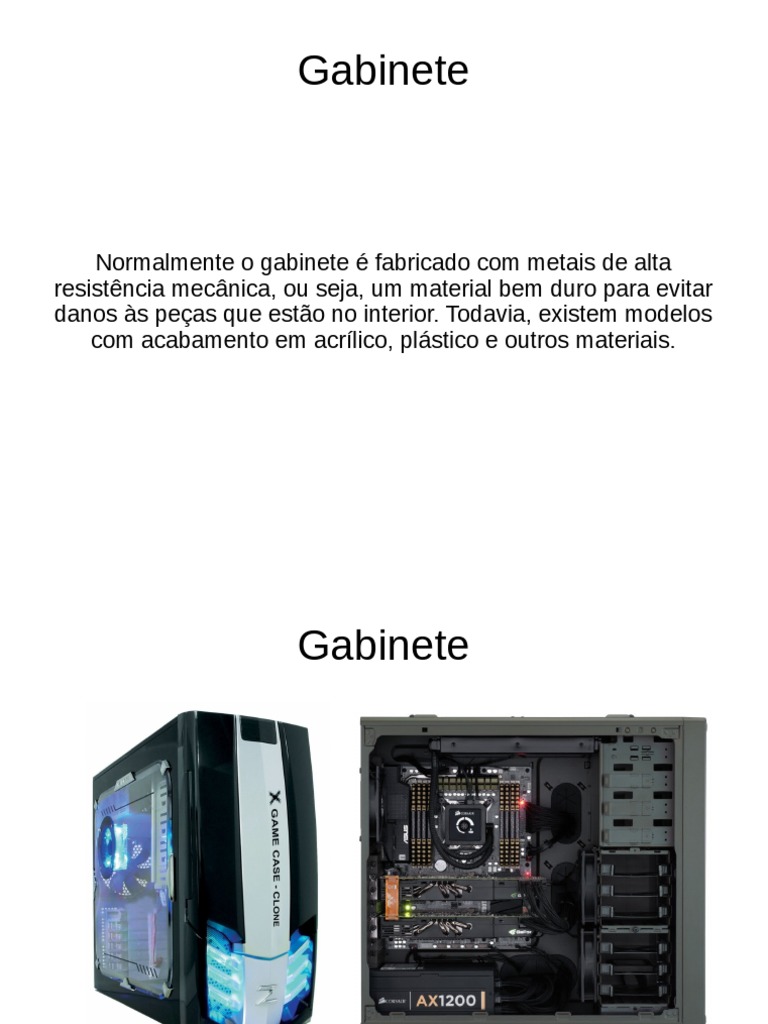 Gabinete e Placas-Mãe: Tipos e Funções | PDF | Soquete de rede ...