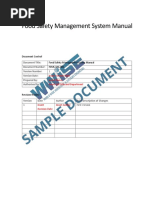 Food Safety Management System (FSMS) Template | PDF