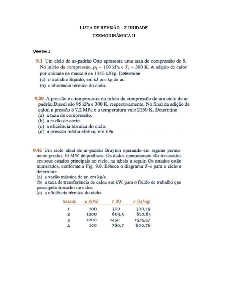 Revisão Termo II | PDF