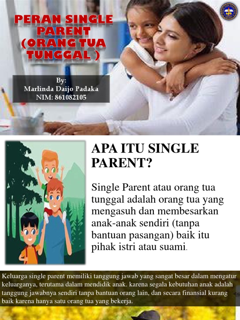 Presentasi Marlinda MK Seminar (Peran Orang Tua Single Parent) | PDF