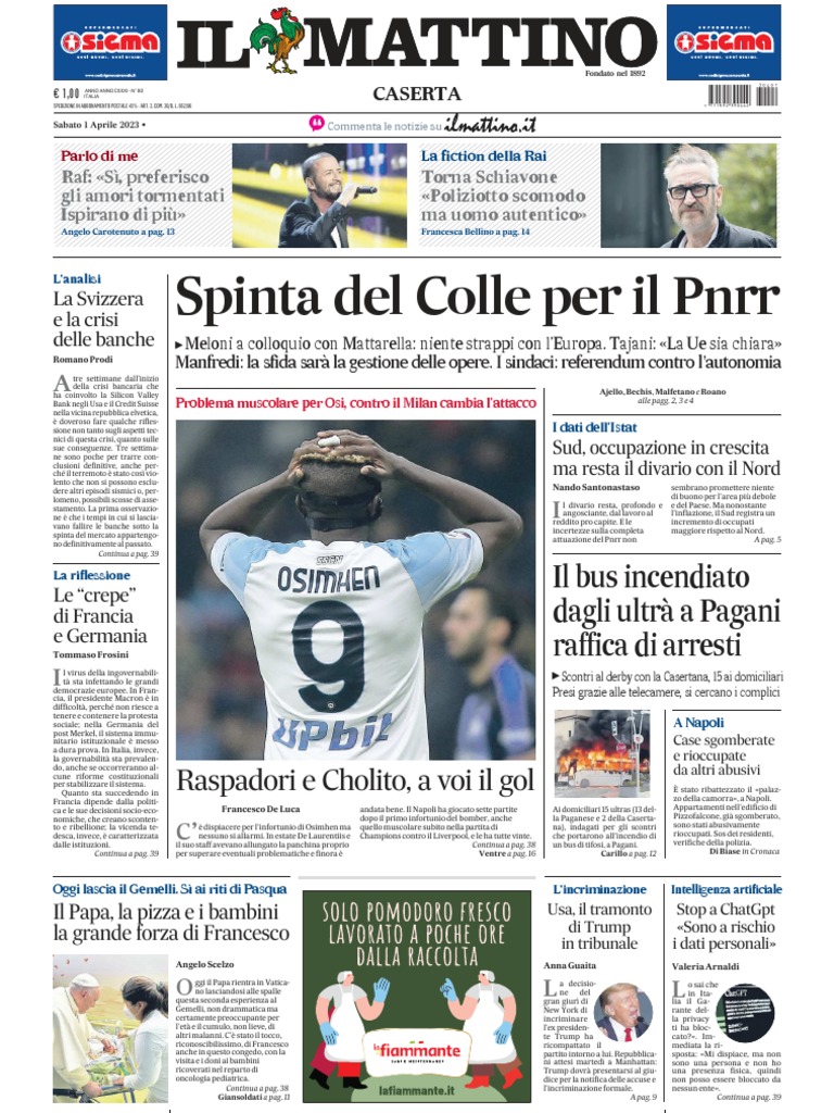 Il Mattino Caserta 01 Aprile 2023 | PDF