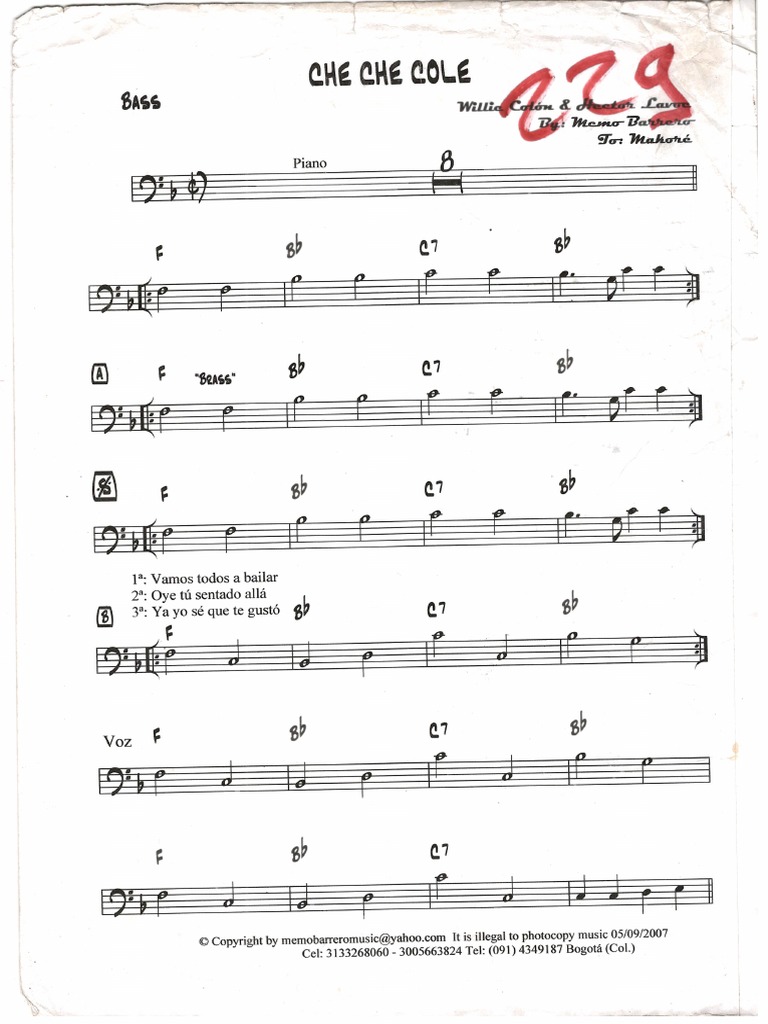 Che Che Cole Bass | PDF