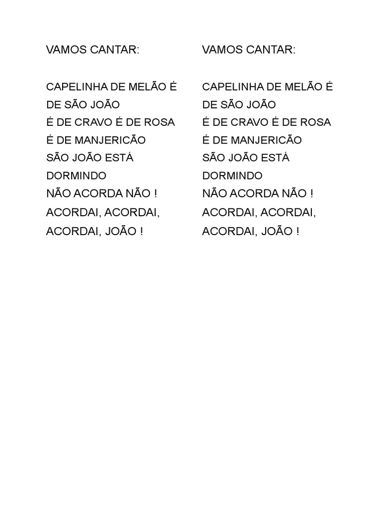 Capelinha Pdf