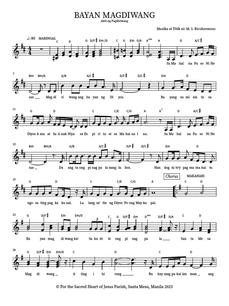 BAYAN MAGDIWANG (2) | PDF
