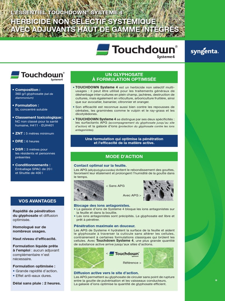 TOUCHDOWN SYSTEME 4 Essentiel | PDF