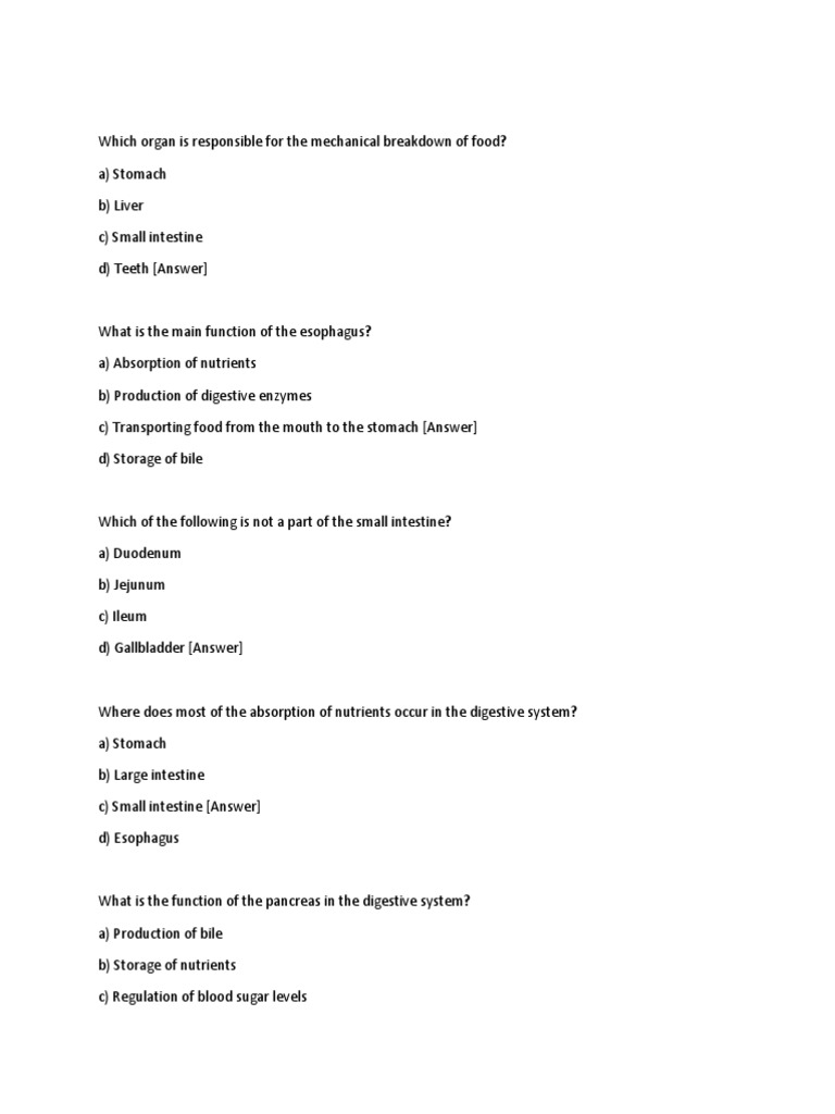 Digestive System Reviewer | PDF | Human Digestive System ...