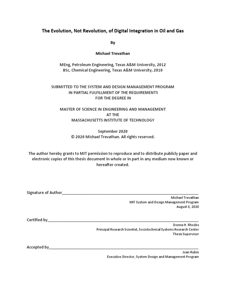 The Evolution, Not Revolution, of Digital Integration in Oil and Gas ...