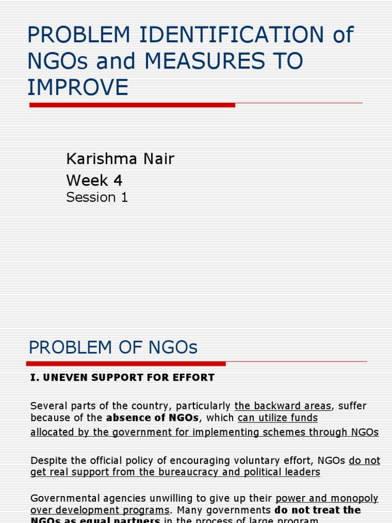 Problem Identification | PDF