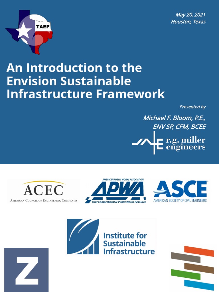 Bloom - An Introduction To The Envision Sustainable Infrastructure ...
