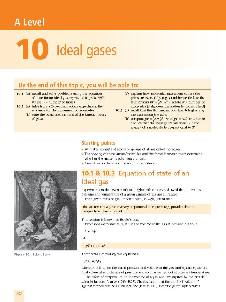 Ideal gas Law | PDF