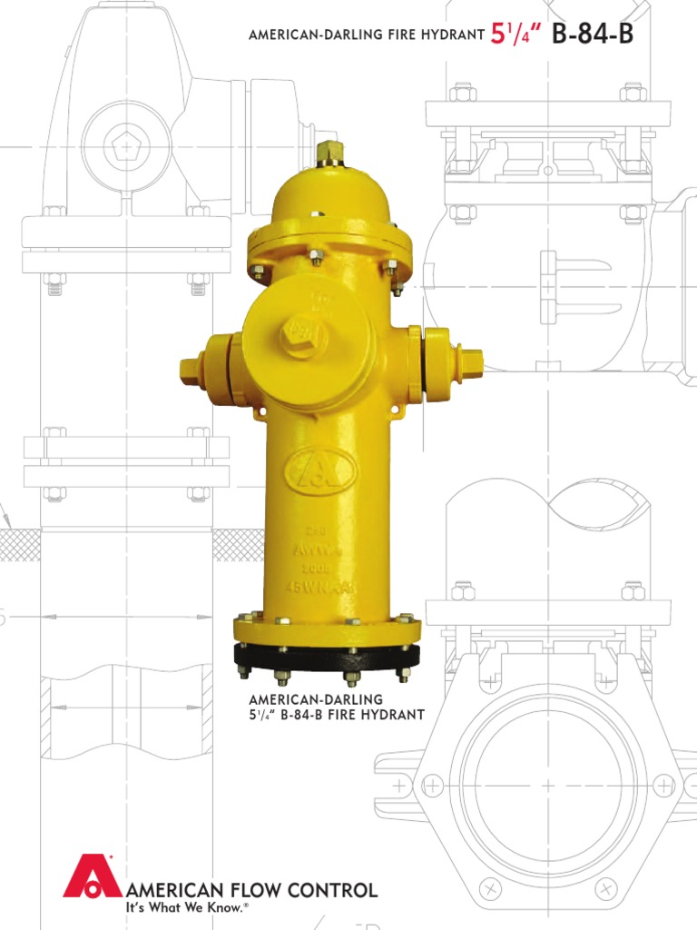 AMERICAN DARLING HYDRANT 5 1 4 B 84 B B84b-Brochure | PDF