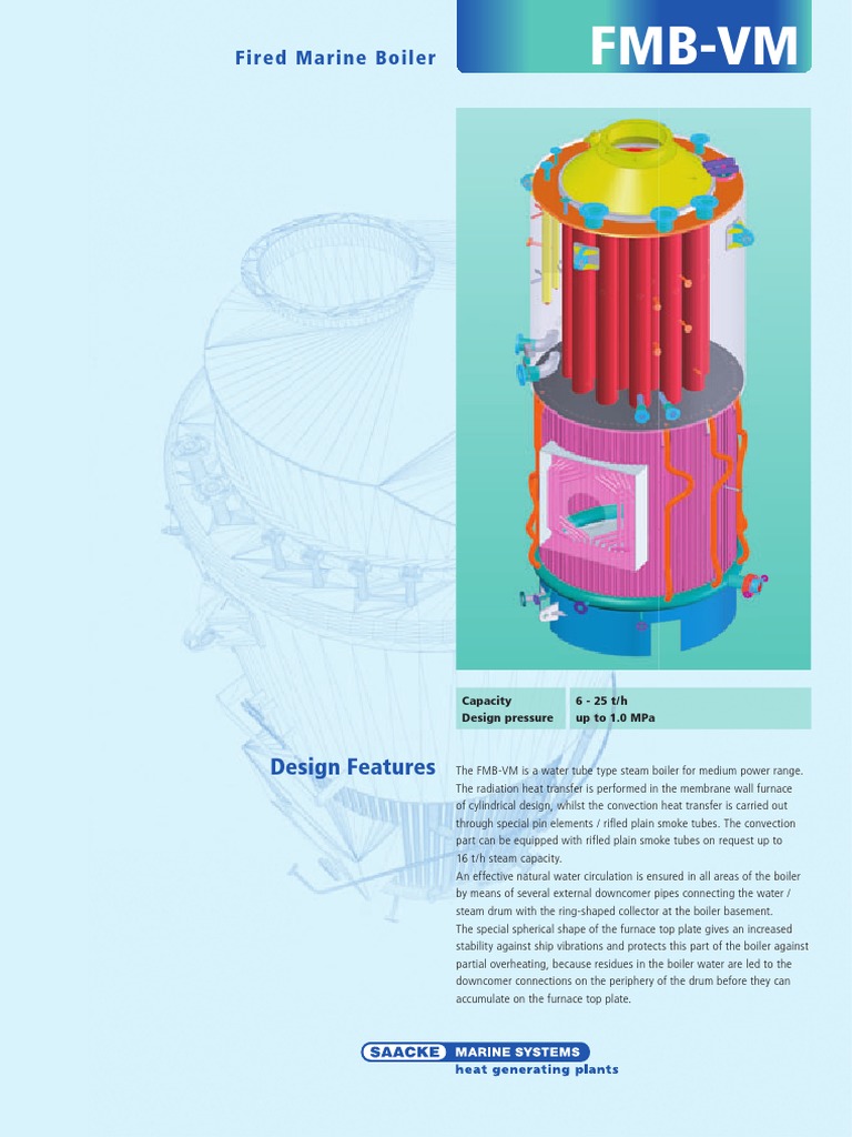 Saake Marine Boiler FMB-VM | PDF