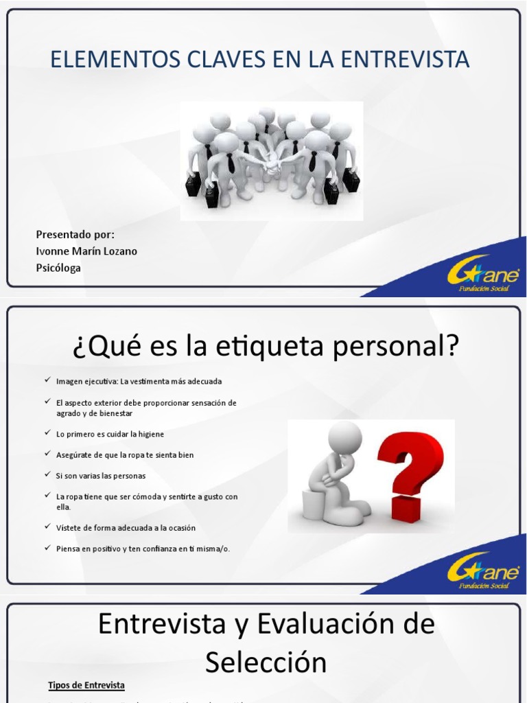 Claves para una Entrevista Efectiva | PDF