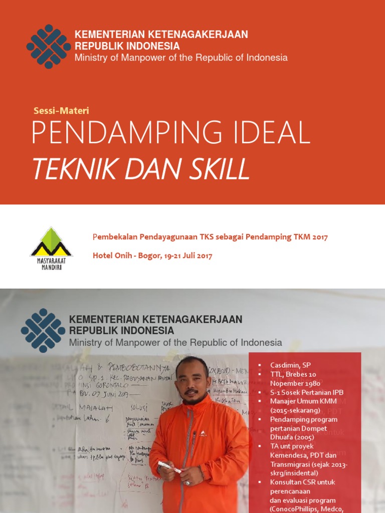 3.training TKS - COMDEV-pendamping Ideal | PDF