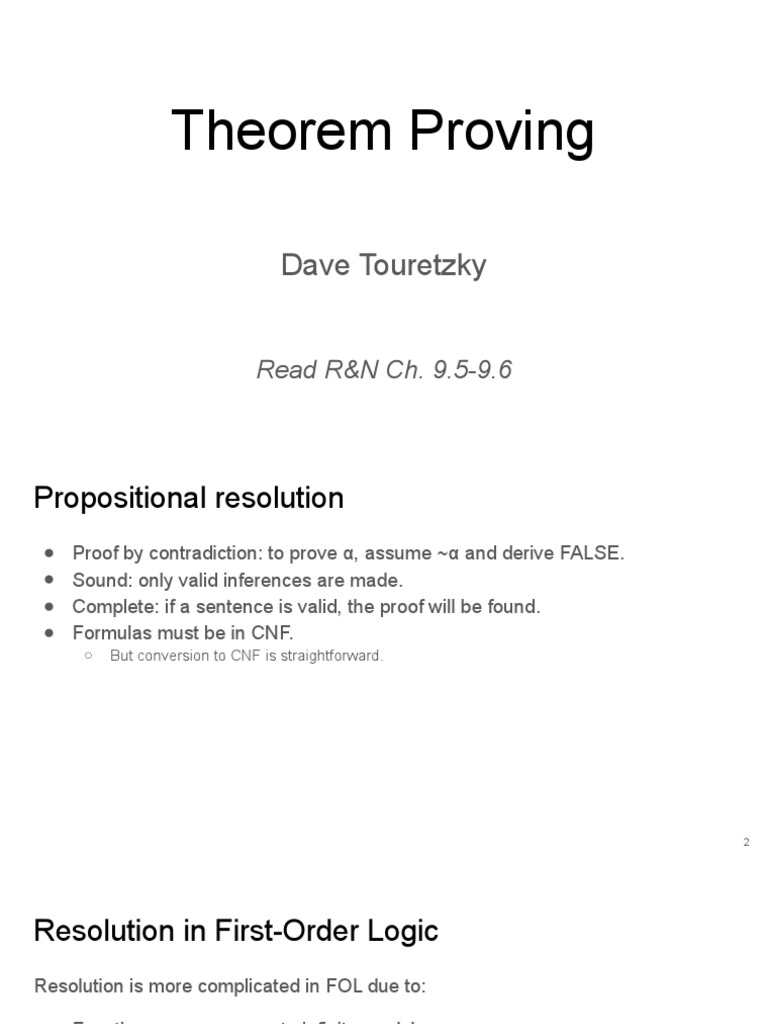 1004 Theorem Proving 2018 Pdf
