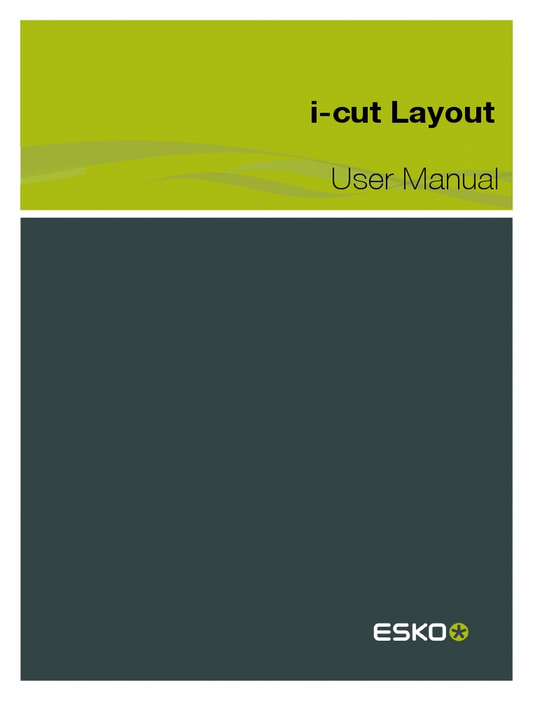 I-Cut Layout User Manual | PDF | Page Layout | Menu (Computing)