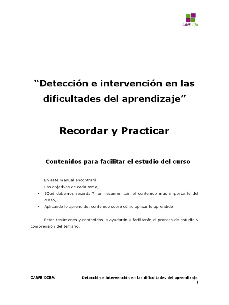 09 Recordar y Practicar | PDF