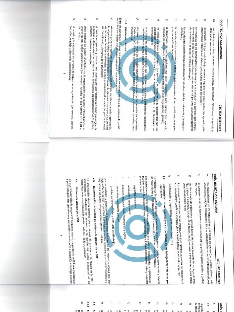 iso 45003 - parte 1 | PDF