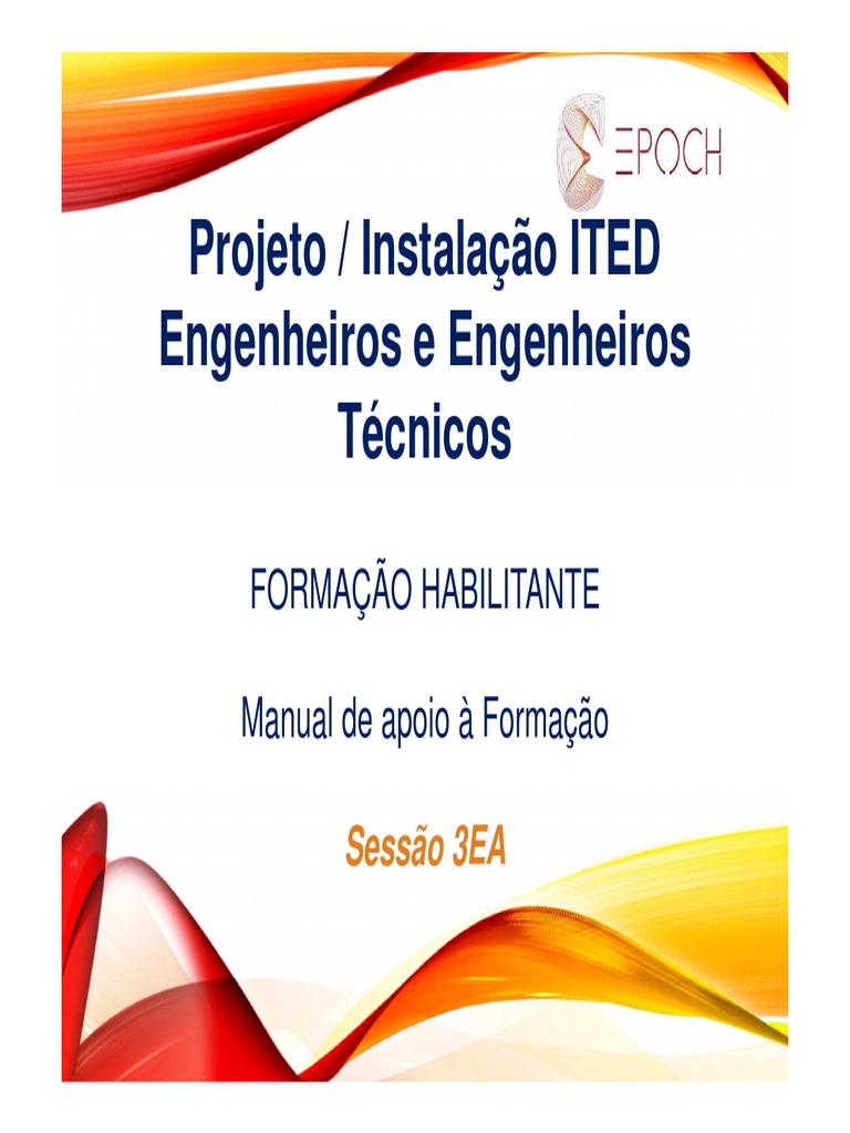 Projeto Técnico ITED: Diretrizes e Elementos | PDF | Rede de ...