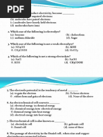 Quantum Numbers MCQ | PDF | Electron Configuration | Atomic Orbital