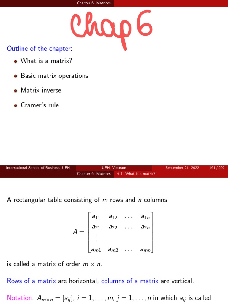 Lecture Note | PDF | Matrix (Mathematics) | Determinant Lecture Note | PDF | Matrix (Mathematics) | Determinant
