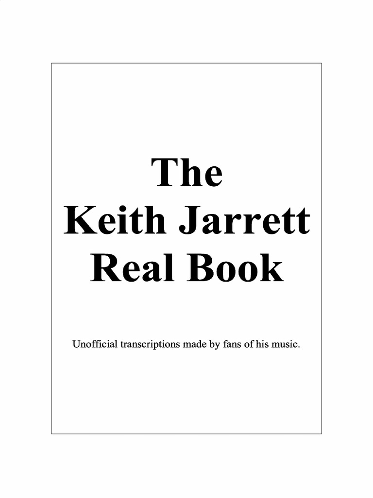 Keith Jarrett Real Book | PDF