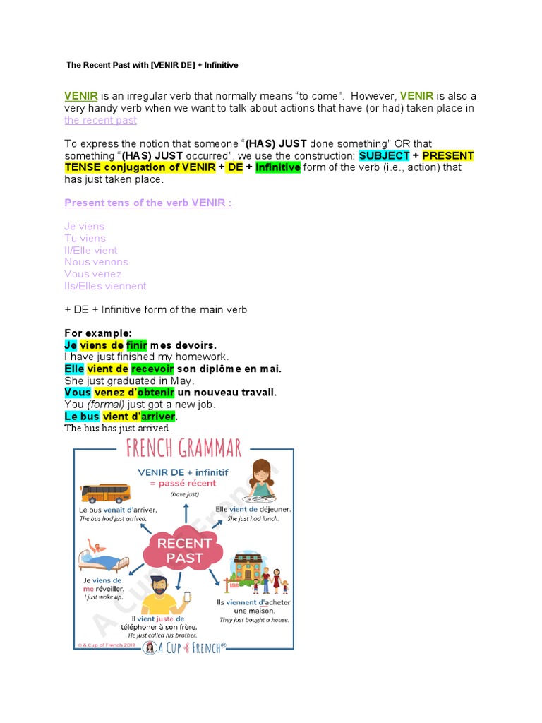 Passé Récent | PDF