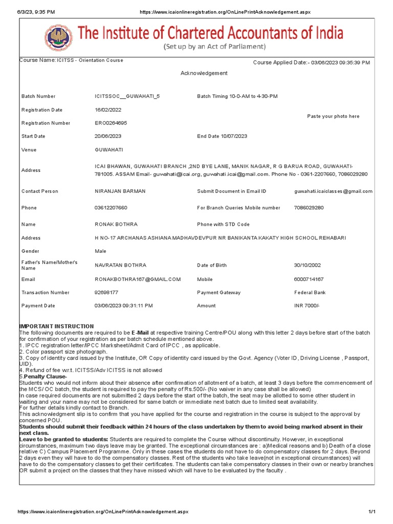 Icai Bhawan, Guwahati Branch, 2Nd Bye Lane, Manik Nagar, R G Barua Road ...