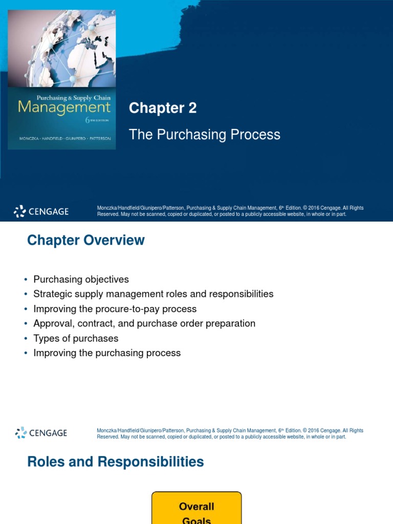 Chapter 02 The Purchasing Process | Download Free PDF | Supply Chain ...