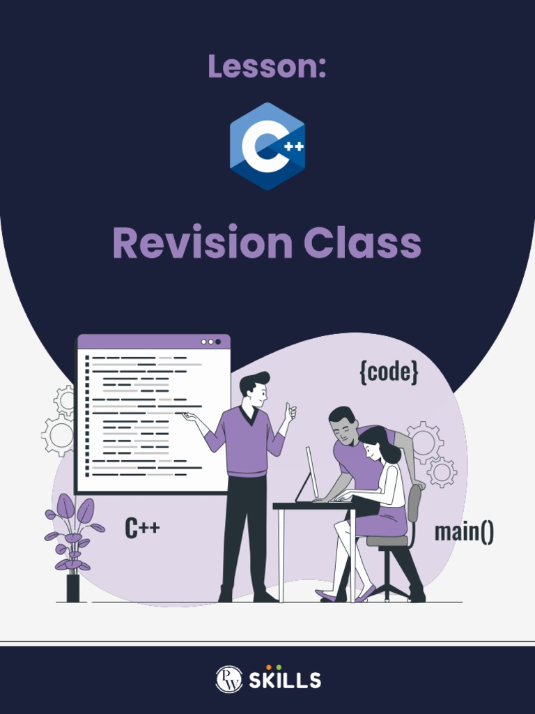 C++ Revision Class - 1 PDF | PDF | Teaching Methods & Materials | Computers C++ Revision Class - 1 PDF | PDF | Teaching Methods & Materials | Computers