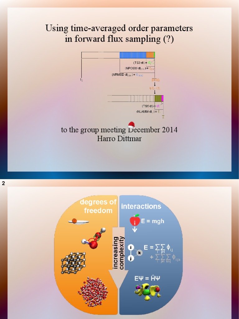 Time-Averaged Order Parameters Forward Flux Sampling 2014 | PDF ... Time-Averaged Order Parameters Forward Flux Sampling 2014 | PDF ...
