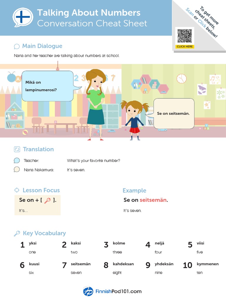 Finnish Numbers Pdf