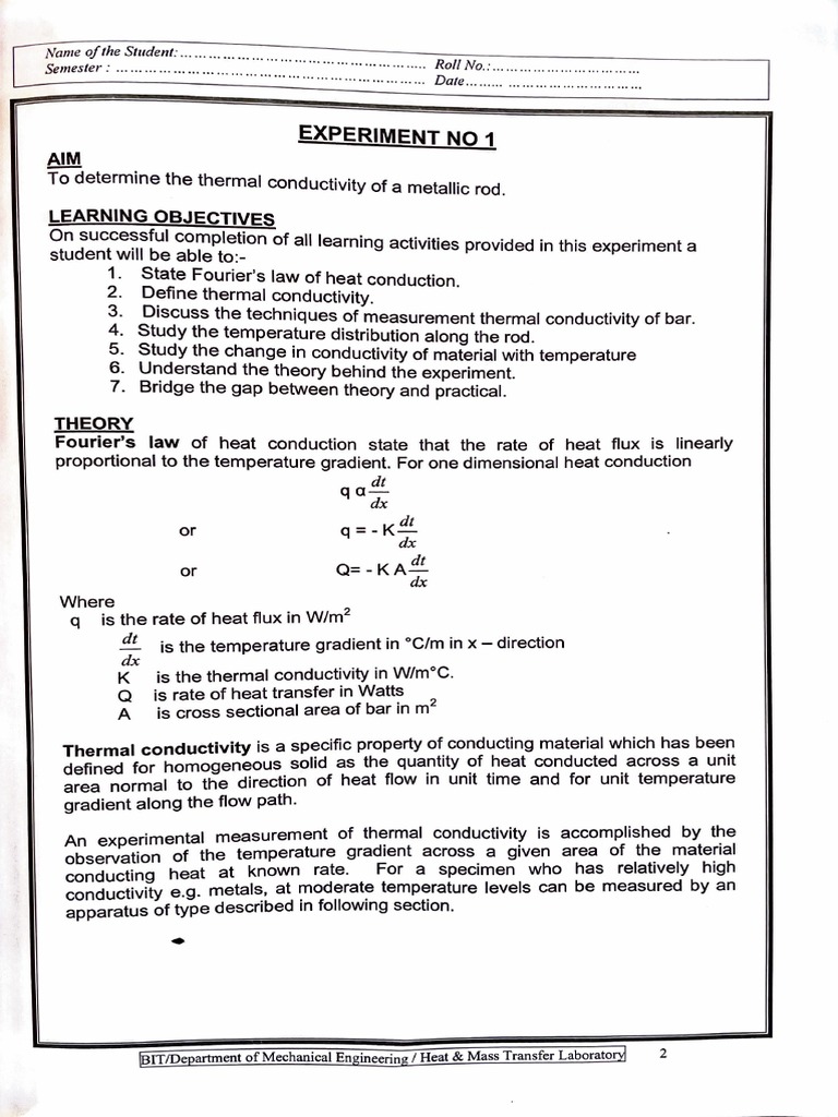 Heat Transfer LAB | PDF