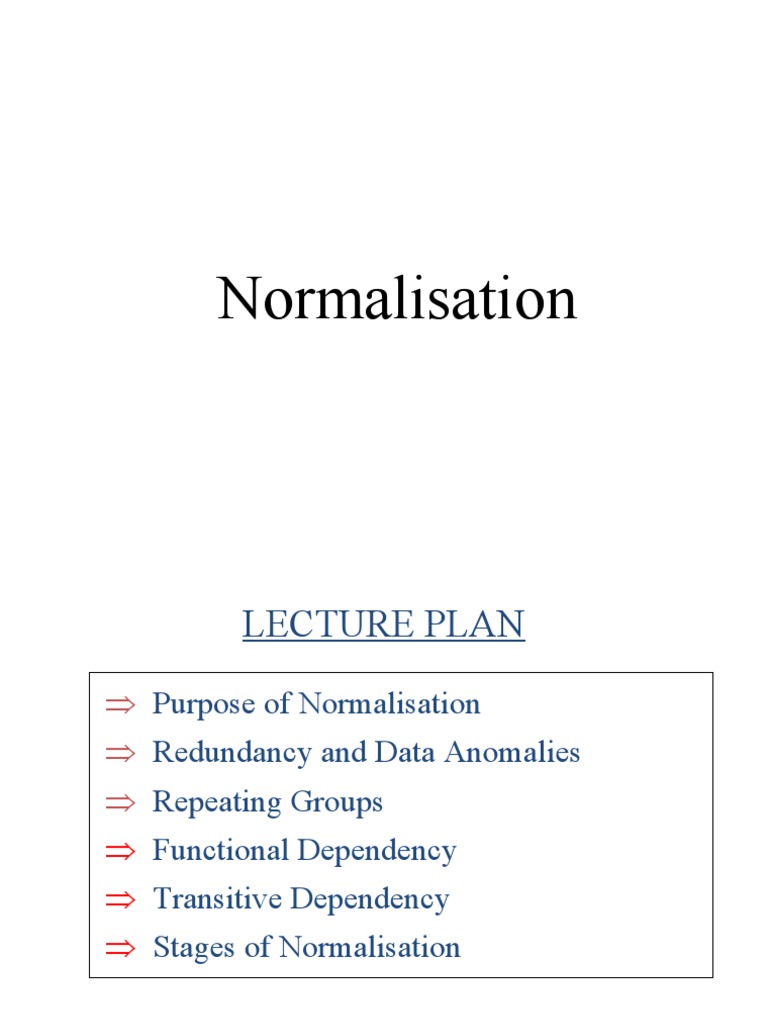 Understanding Database Normalisation | PDF | Cybernetics | Information ...
