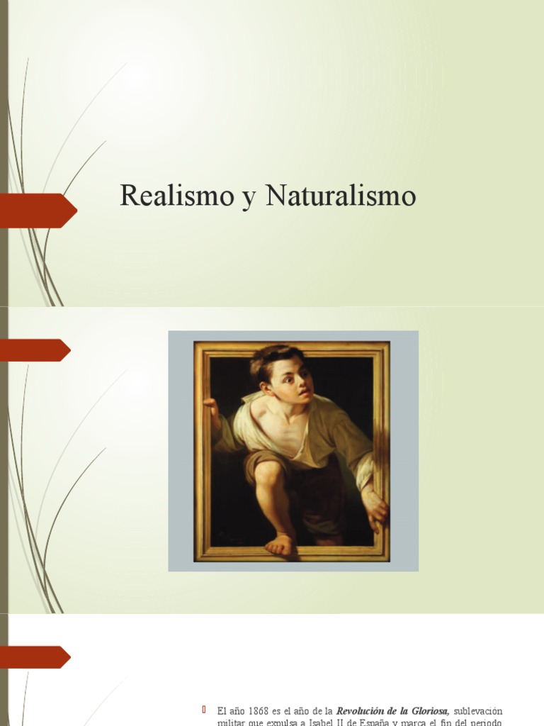 Realismo y Naturalismo (Power Point) | PDF | Realismo literario