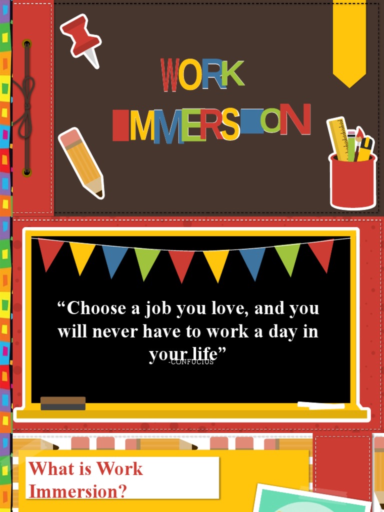 Work Immersion - Module 1 | PDF
