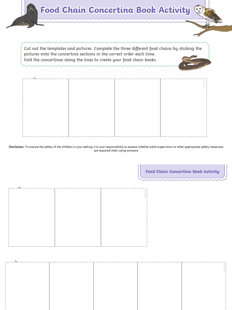 Kids' Food Chain Craft Activity | PDF