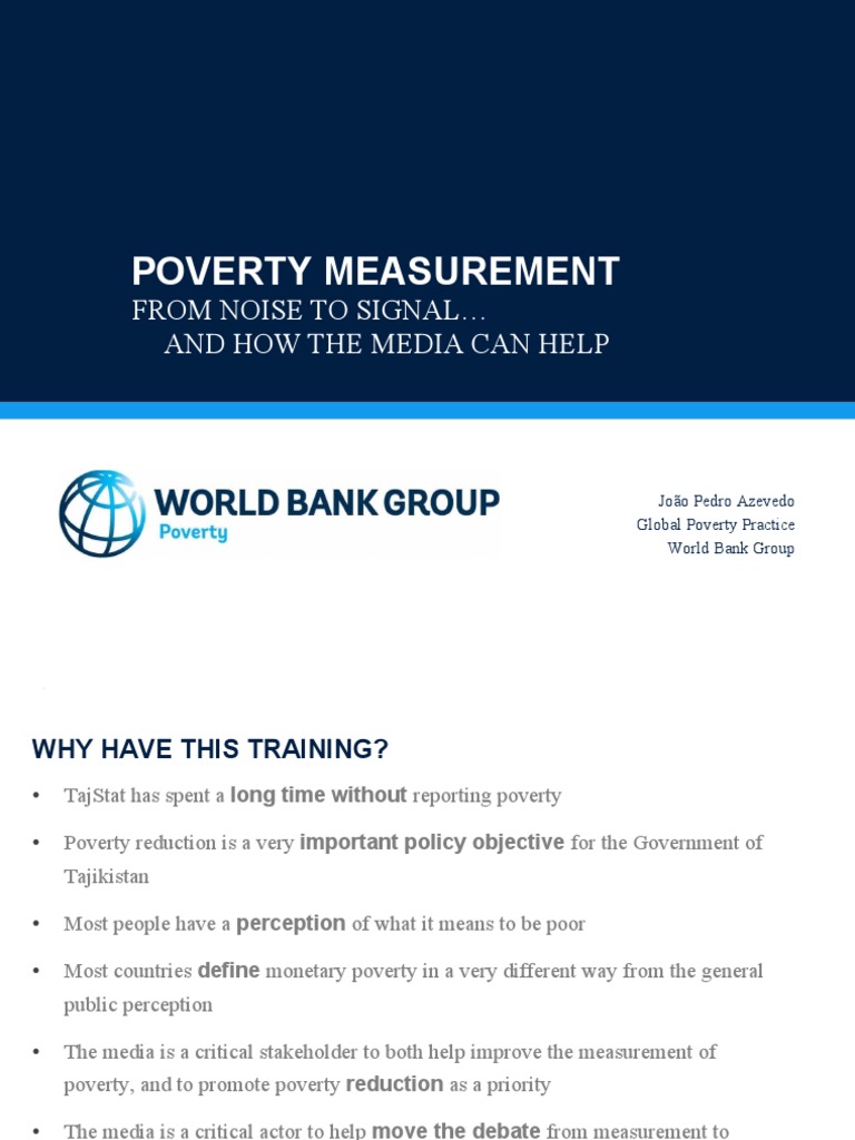 Measuring Poverty: Media's Role in Action | PDF | Poverty | Poverty ...
