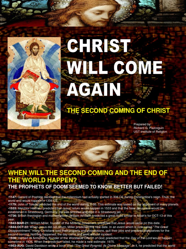 Understanding the Second Coming of Christ | PDF | Book Of Revelation ...