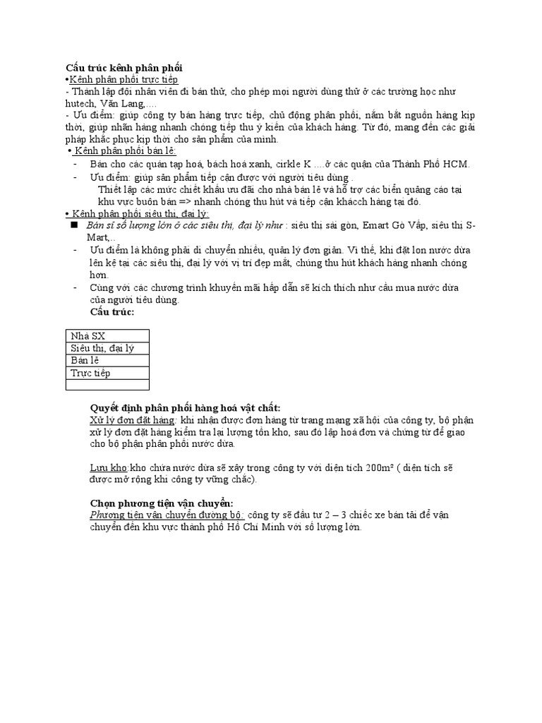 MHuy (Qđ Phân Phối) | PDF