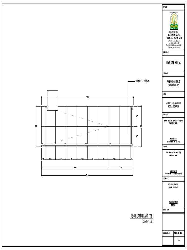 4.denah Lantai Ramp 1 | PDF