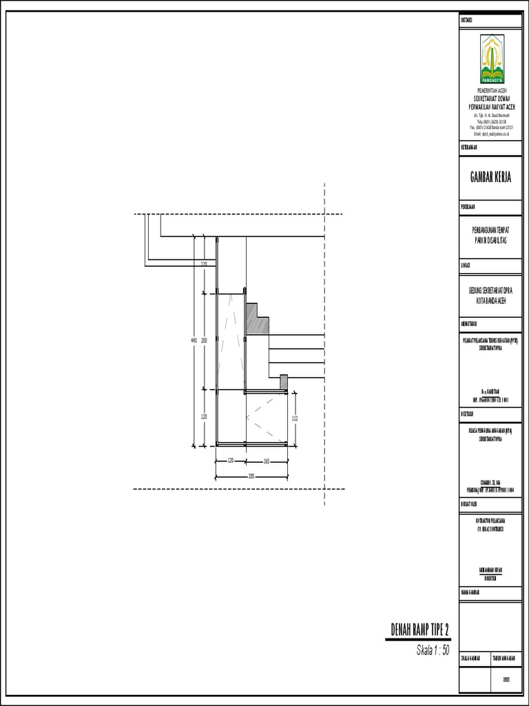 5.denah Ramp Type 2 | PDF